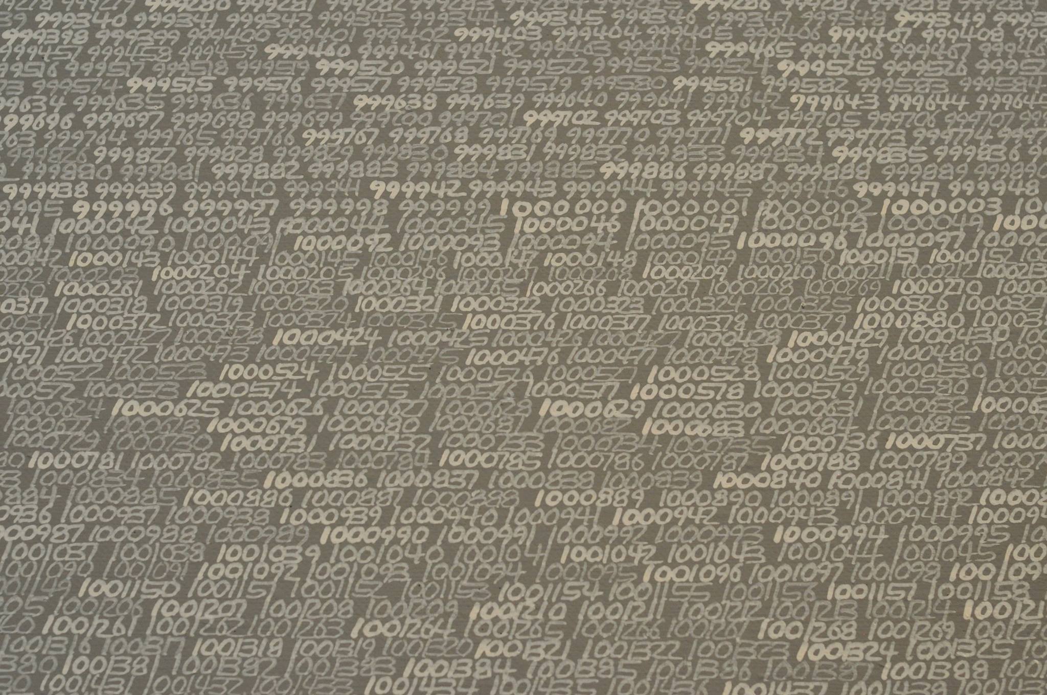 Dare corpo al tempo. Il destino numerico di Roman Opałka in mostra a Milano - ArtsLife