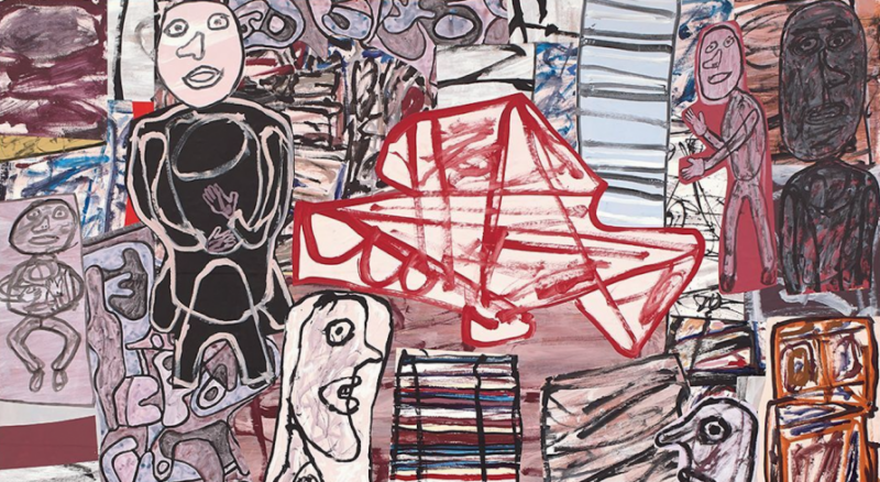 Art brut monumentale. Una grande tela di Jean Dubuffet è in asta da ...