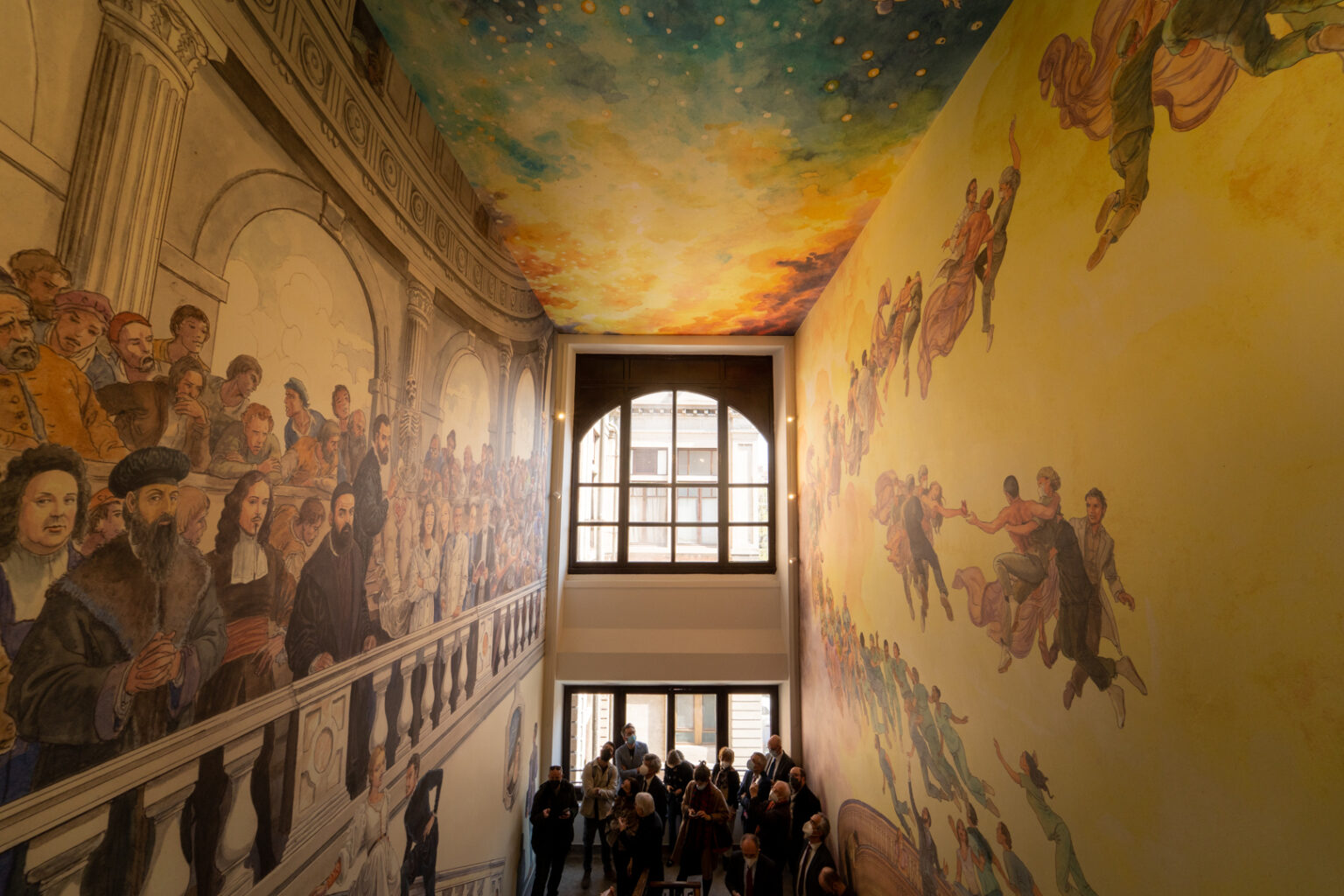 Un murale di Milo Manara per il centenario dell'Istituto di Anatomia di ...