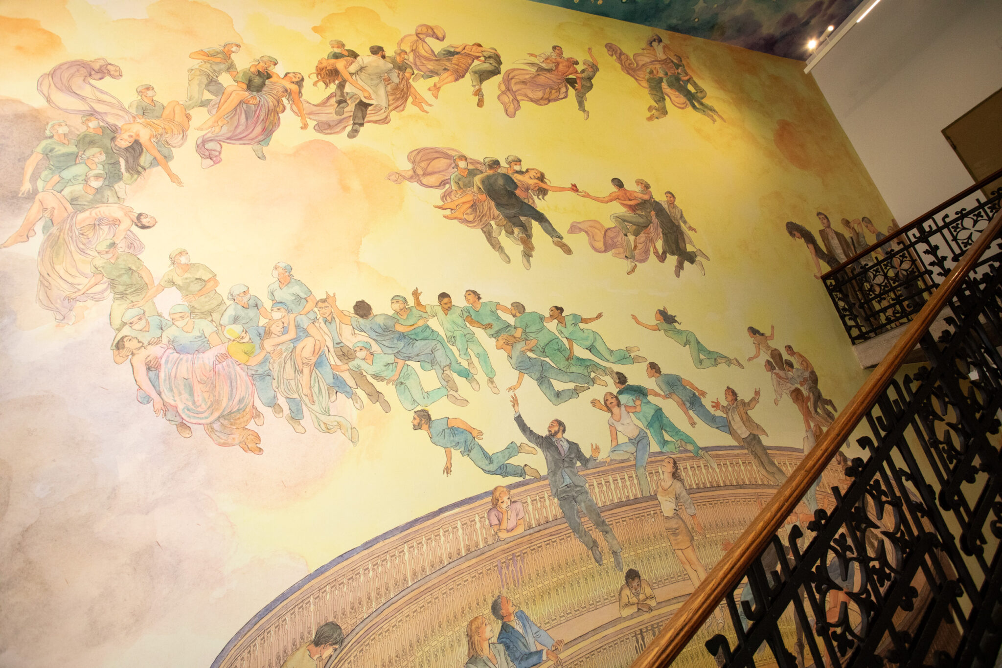 Un murale di Milo Manara per il centenario dell'Istituto di Anatomia di ...